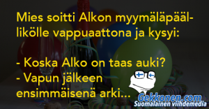 Hauskimmat vappuvitsit – Lue ja naura!